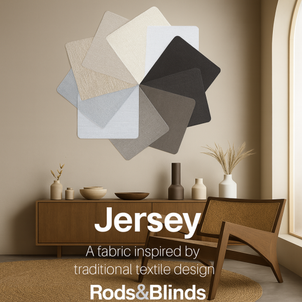 Jersey Fabric Roller Blinds | Thermal Blinds NZ | Townsend - Rods & Blinds